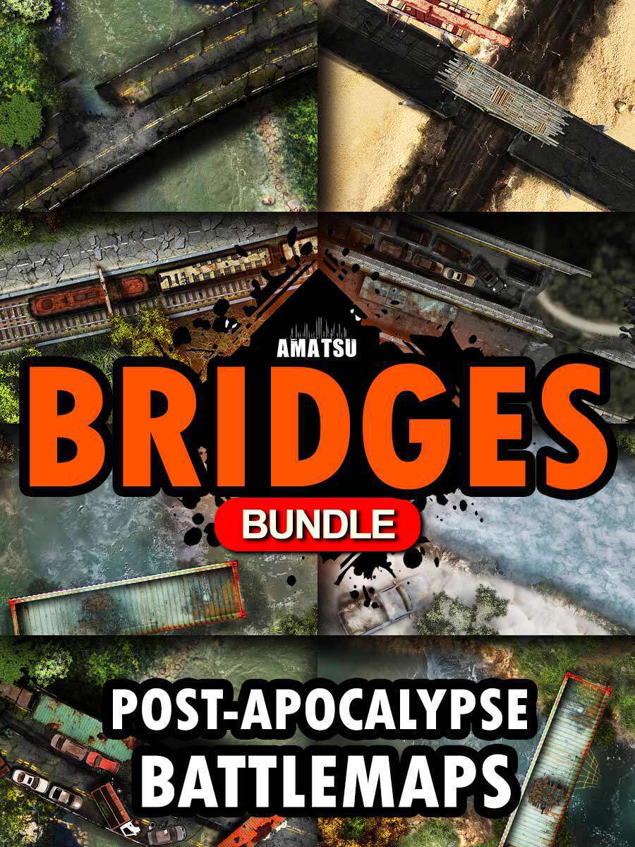 Post-apo Bridges | Pathway | Gateway Battle map bundle ☣️ Beyond ...