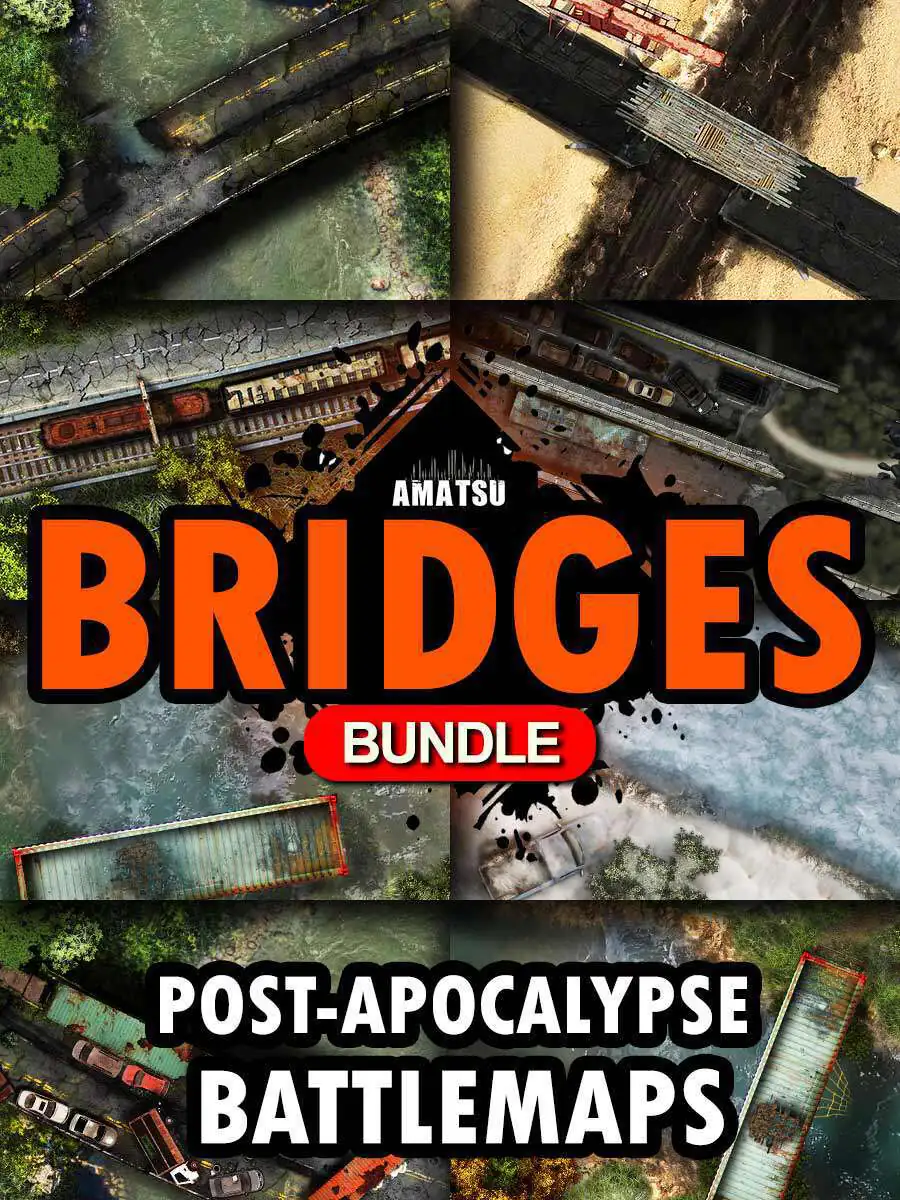 Post-apo Bridges | Pathway | Gateway Battle map bundle ☣️ Beyond ...