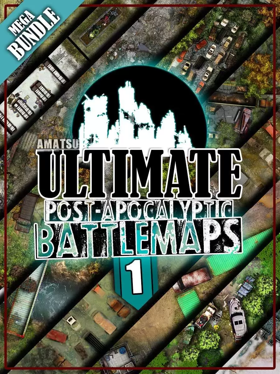 Post apocalyptic Encounter Battlemaps ☢️ battle maps bundle vol.1 - Amatsu | PACKS & BUNDLES ...