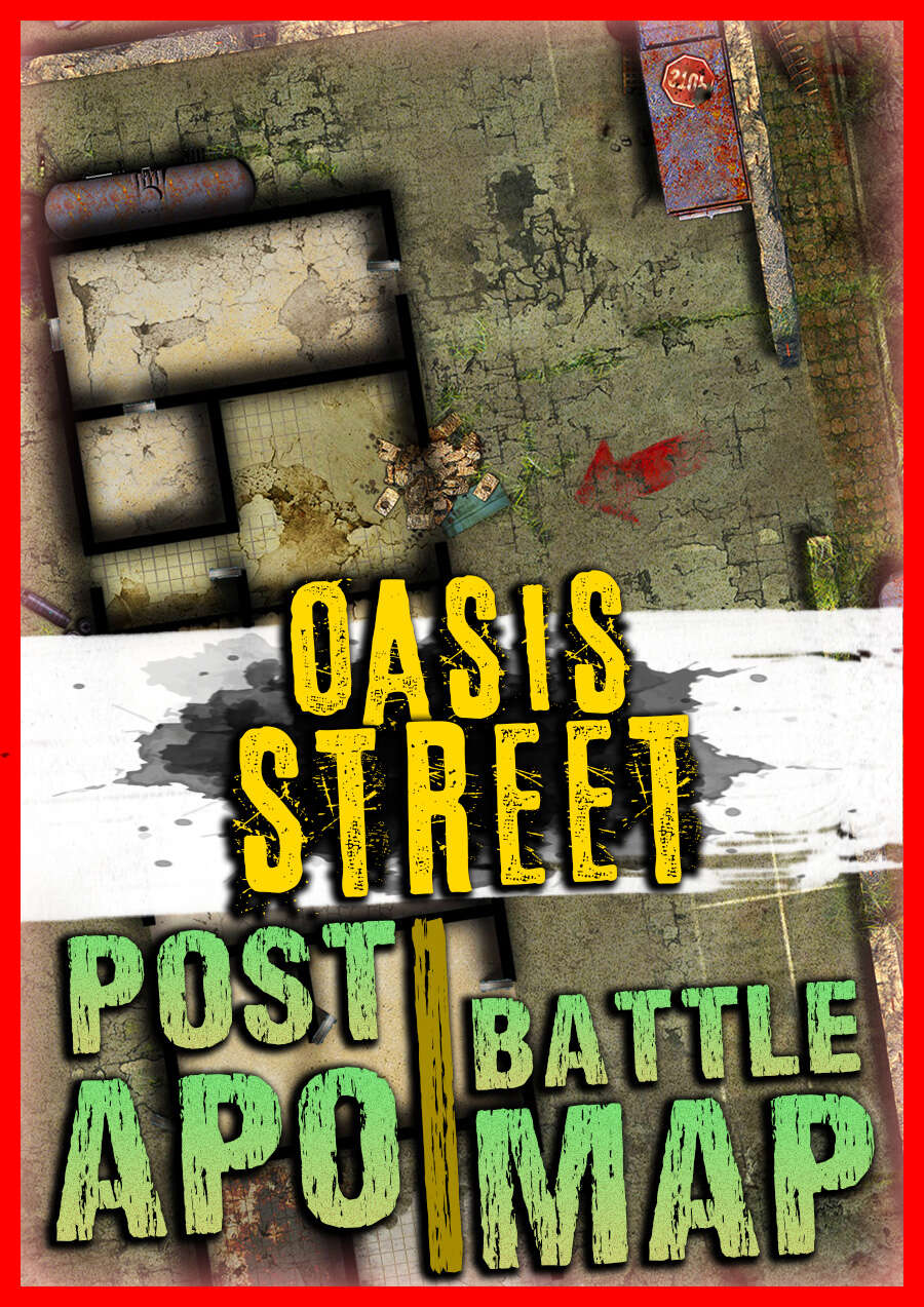 Post-apocalyptic City Shopping street Battlemap ☣️ zombie apocalypse ...