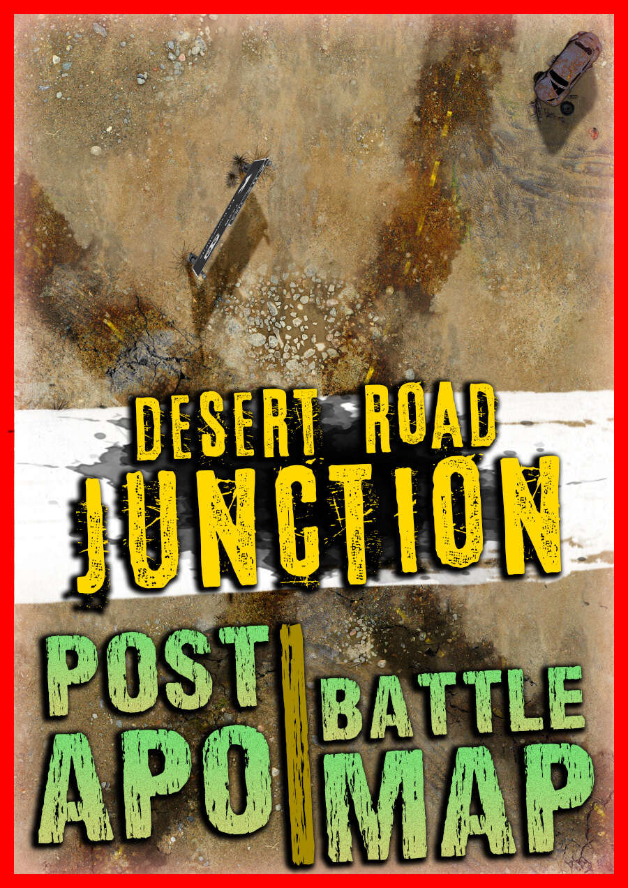 Wasteland Junction battle map ☢️ post apo deadlands battlemap - Amatsu ...