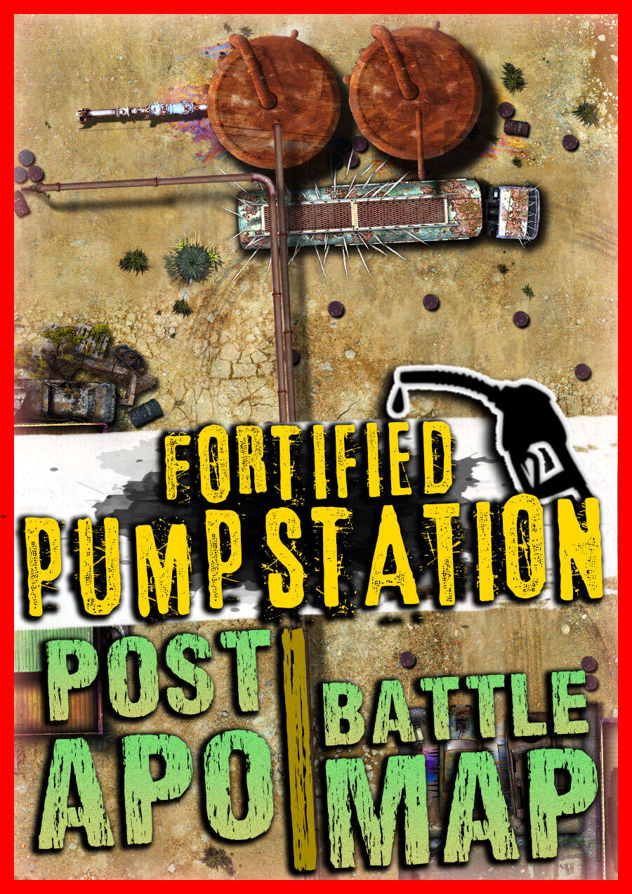 Post Nuke Battle map Pump Station ☢️ defended battlemap desert - Amatsu | outpost-basement ...