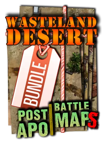 Wasteland Desert Battle Maps ☢️ vtt post-apo roll20 battlemaps - Amatsu ...