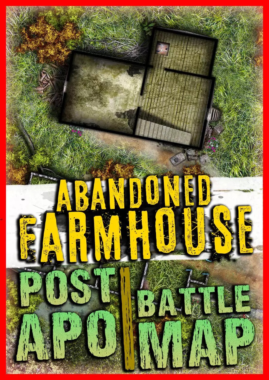 Post-apocalyptic Farm House Battlemap ☣️ Stalker & post-apo RPG ...