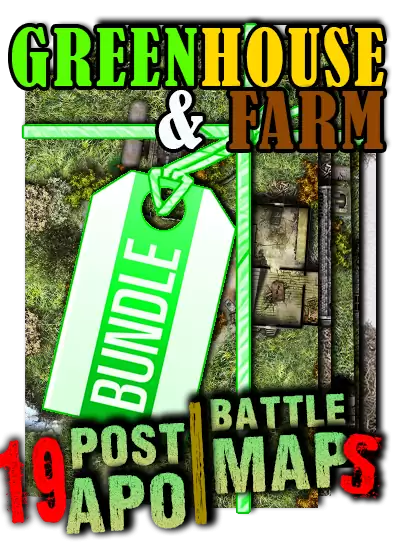 Greenhouse & Farmhouse ☣️ post-apo battlemaps winter - rolisteam ...