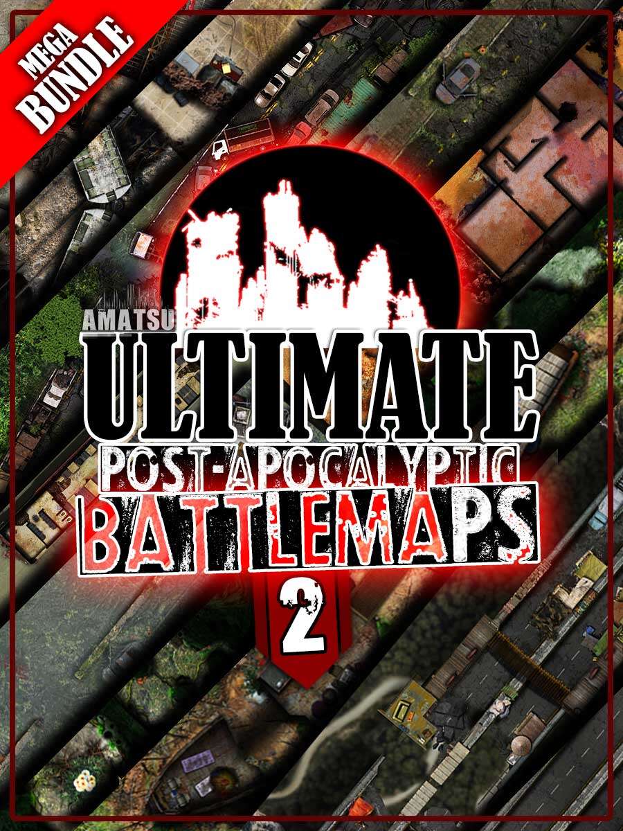 Post Apocalyptic sandbox RPG Maps Bundle Vol.2 ☢️ VTT battlemaps pack - Amatsu | PACKS & BUNDLES ...