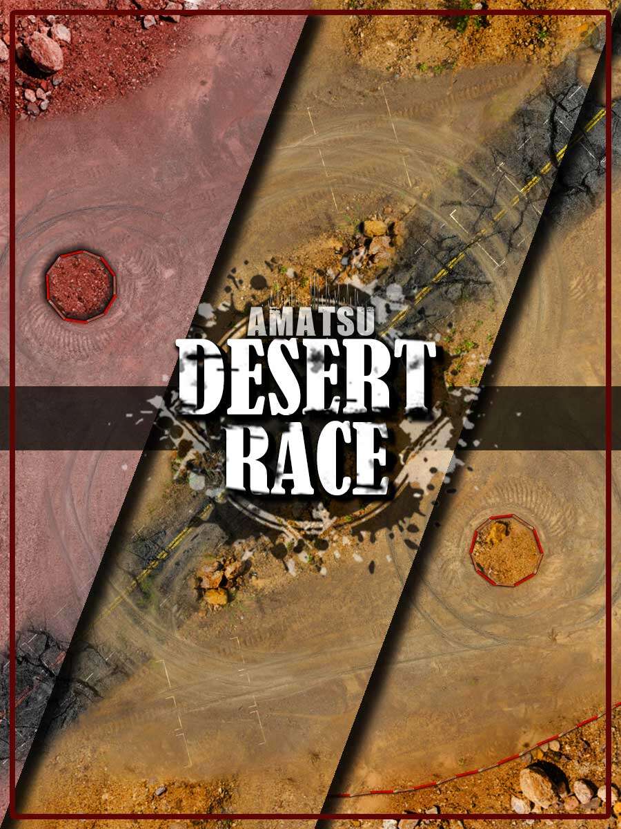 Gaslands Terrain track Map ☣️ Desert Race printable Car Wars battle mat ...