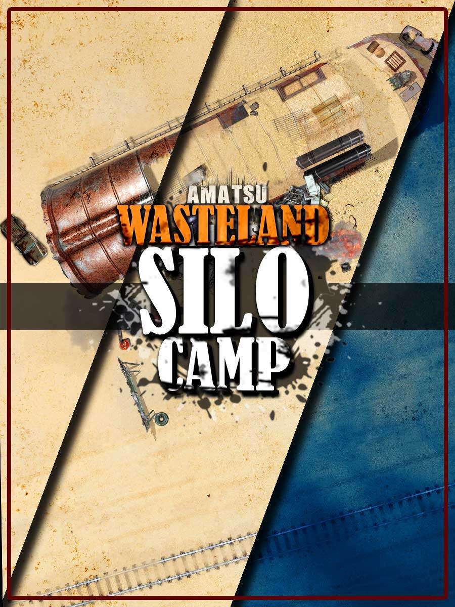 Post-apocalyptic Silo Camp battlemap ☢️ wasteland desert world map ...