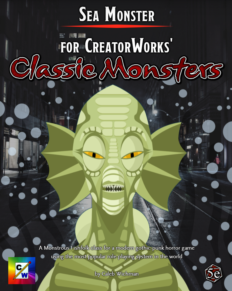 CreatorWorks' Sea Monster - CreatorWorks | DriveThruRPG
