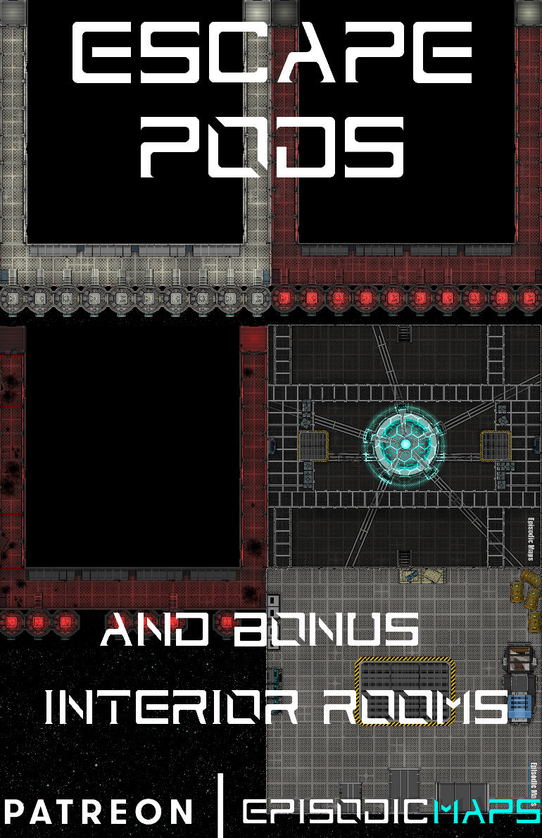 EpisodicMaps: Escape Pods - EpisodicMaps | DriveThruRPG