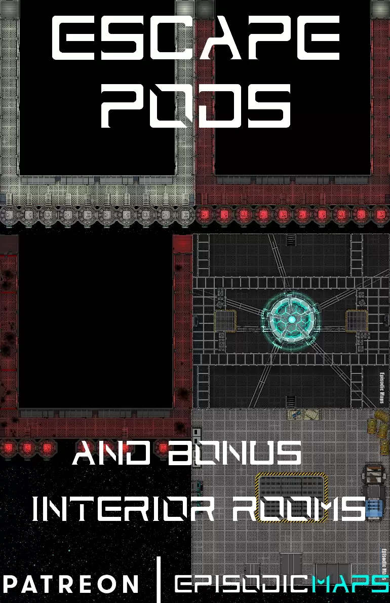 EpisodicMaps: Escape Pods - EpisodicMaps | DriveThruRPG