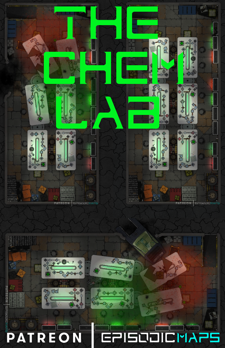EpisodicMaps: Chem Lab - EpisodicMaps | DriveThruRPG