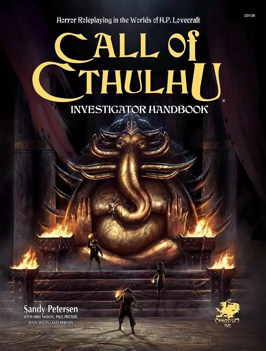 Call of Cthulhu Investigator Handbook 7th Edition - Chaosium | Call of Cthulhu 7th Edition ...