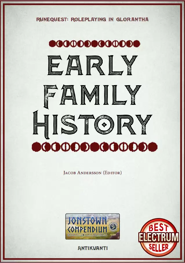 Early Family History - Chaosium | Jonstown Compendium | DriveThruRPG