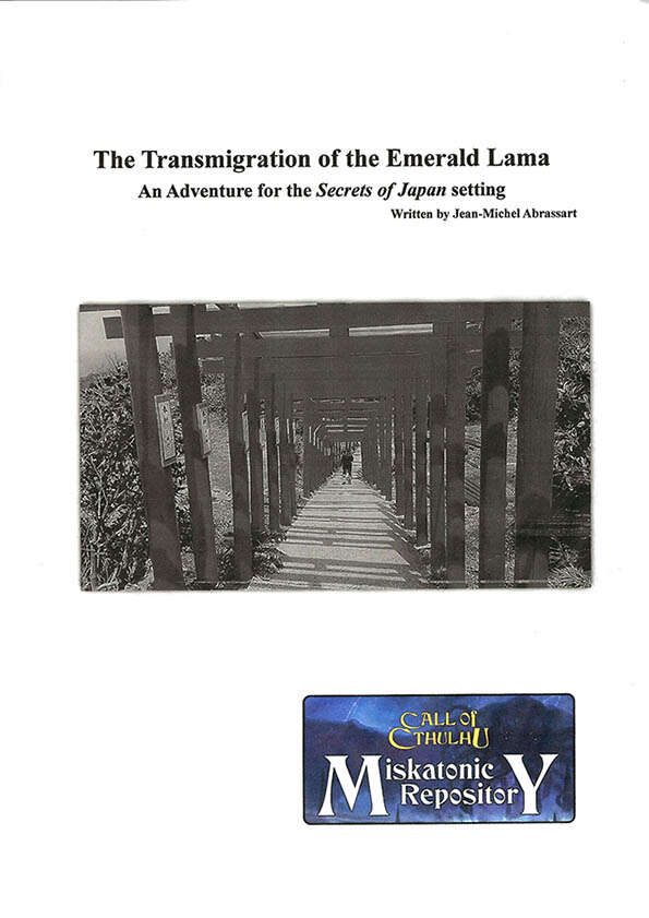 The Transmigration of the Emerald Lama - Chaosium | Miskatonic ...