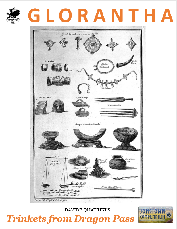 GLORANTHA: Trinkets from Dragon Pass - Chaosium | Davide Quatrini | Jonstown Compendium ...