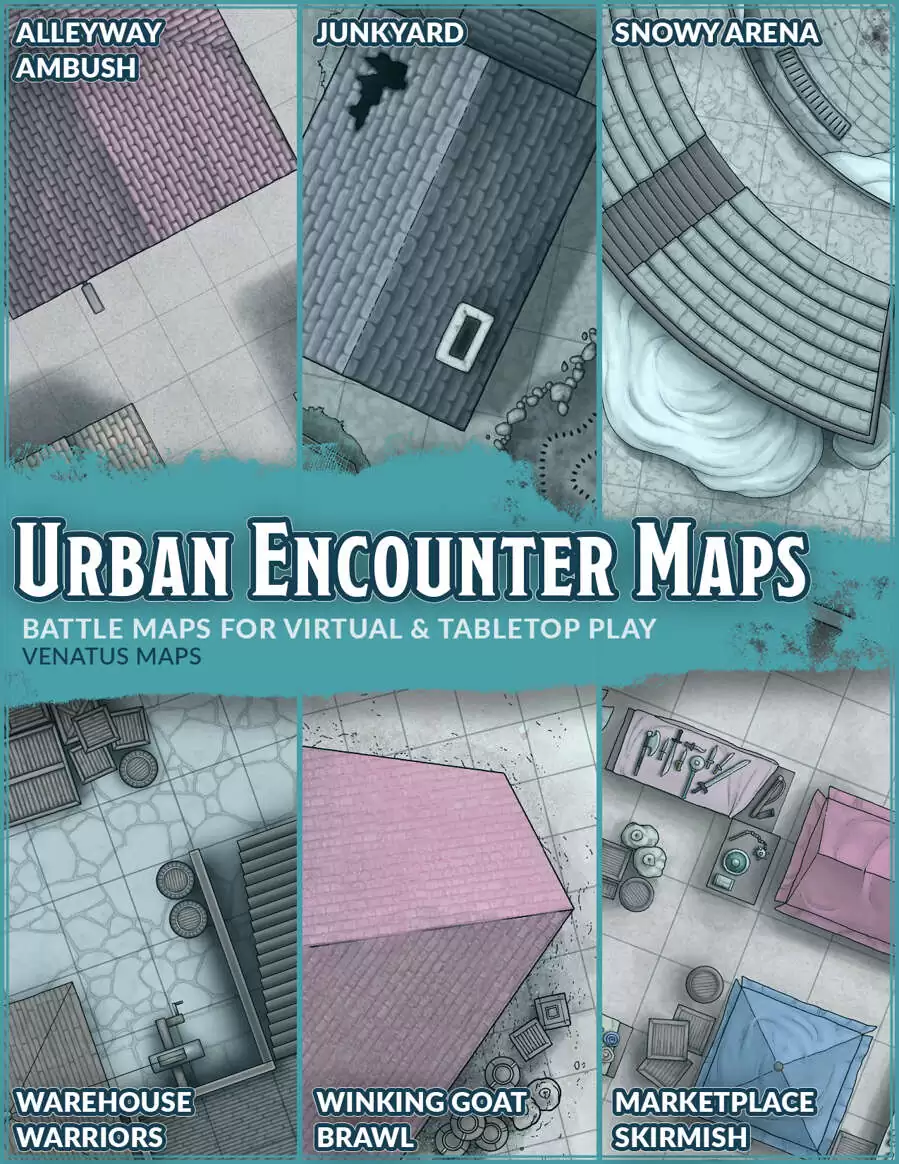 Urban Encounter Maps - Chaosium | Explorer's Society | DriveThruRPG