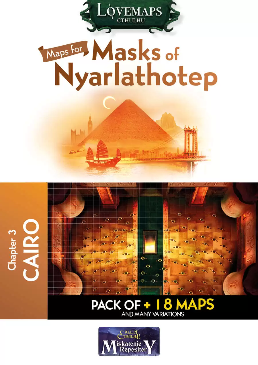 Cthulhu Maps - Masks of Nyarlathotep - ch3 - Cairo Pack - Chaosium | Miskatonic Repository ...