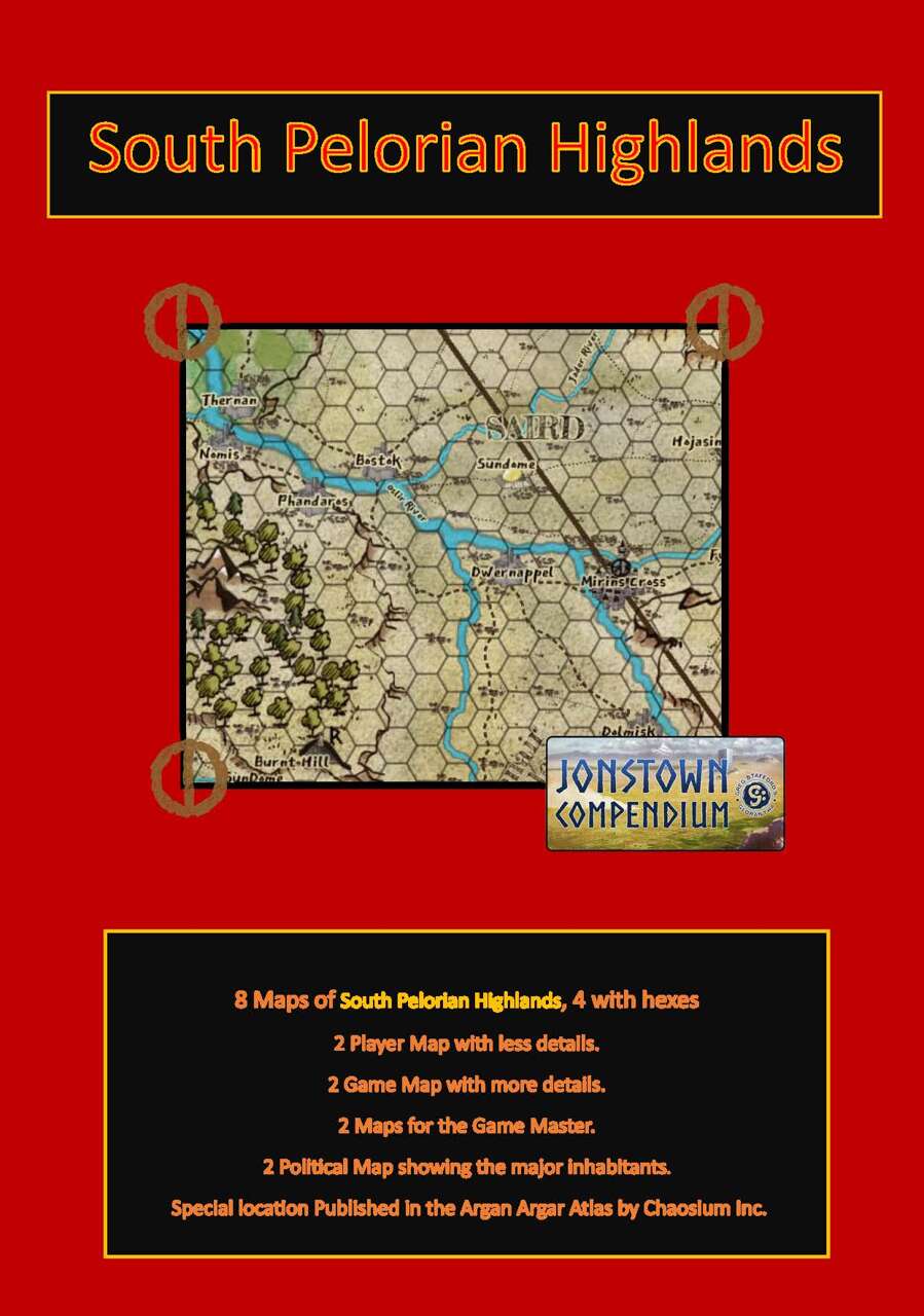 South Pelorian Highlands - Chaosium | Jonstown Compendium | DriveThruRPG