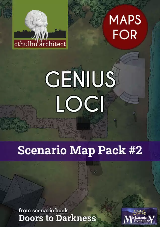 Cthulhu Maps - Scenario Map Pack #2 - Genius Loci - Chaosium ...