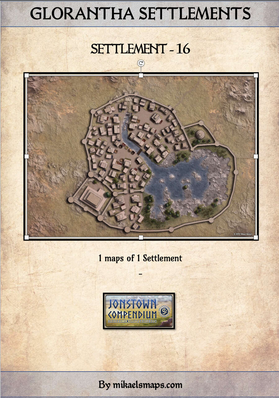 Glorantha Settlement 16 - Chaosium | Jonstown Compendium | mikaemansen | DriveThruRPG