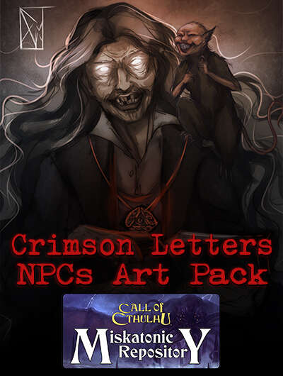 NPC Pack – Crimson Letters Dramatis Personae - Chaosium | Miskatonic ...