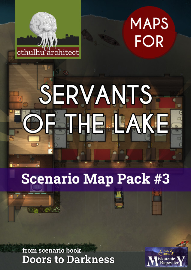 Cthulhu Maps - Scenario Map Pack #3 - Servants of the Lake - Chaosium ...