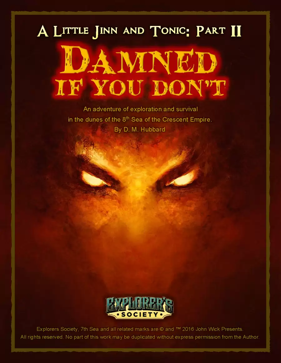 Damned if You Don't - Chaosium | Explorer's Society | DriveThruRPG