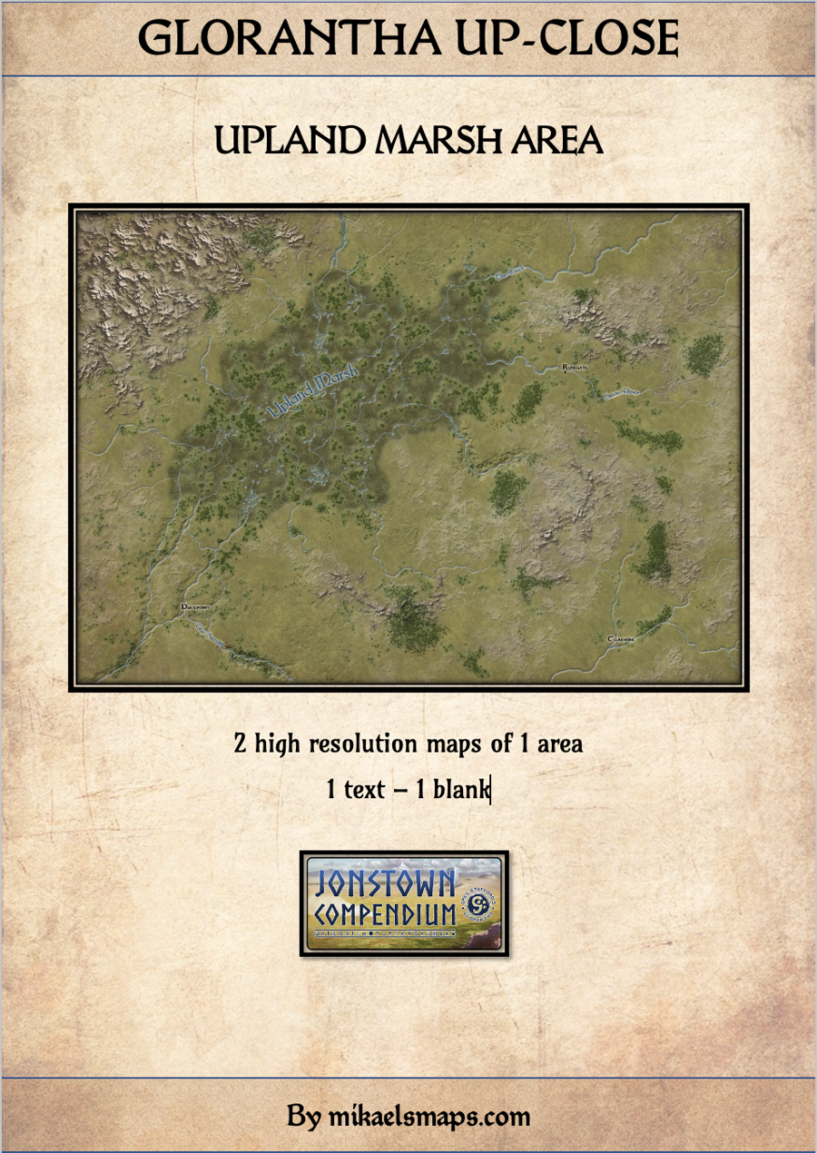 Upland Marsh - Glorantha Close up - Chaosium | Jonstown Compendium | mikaemansen | DriveThruRPG