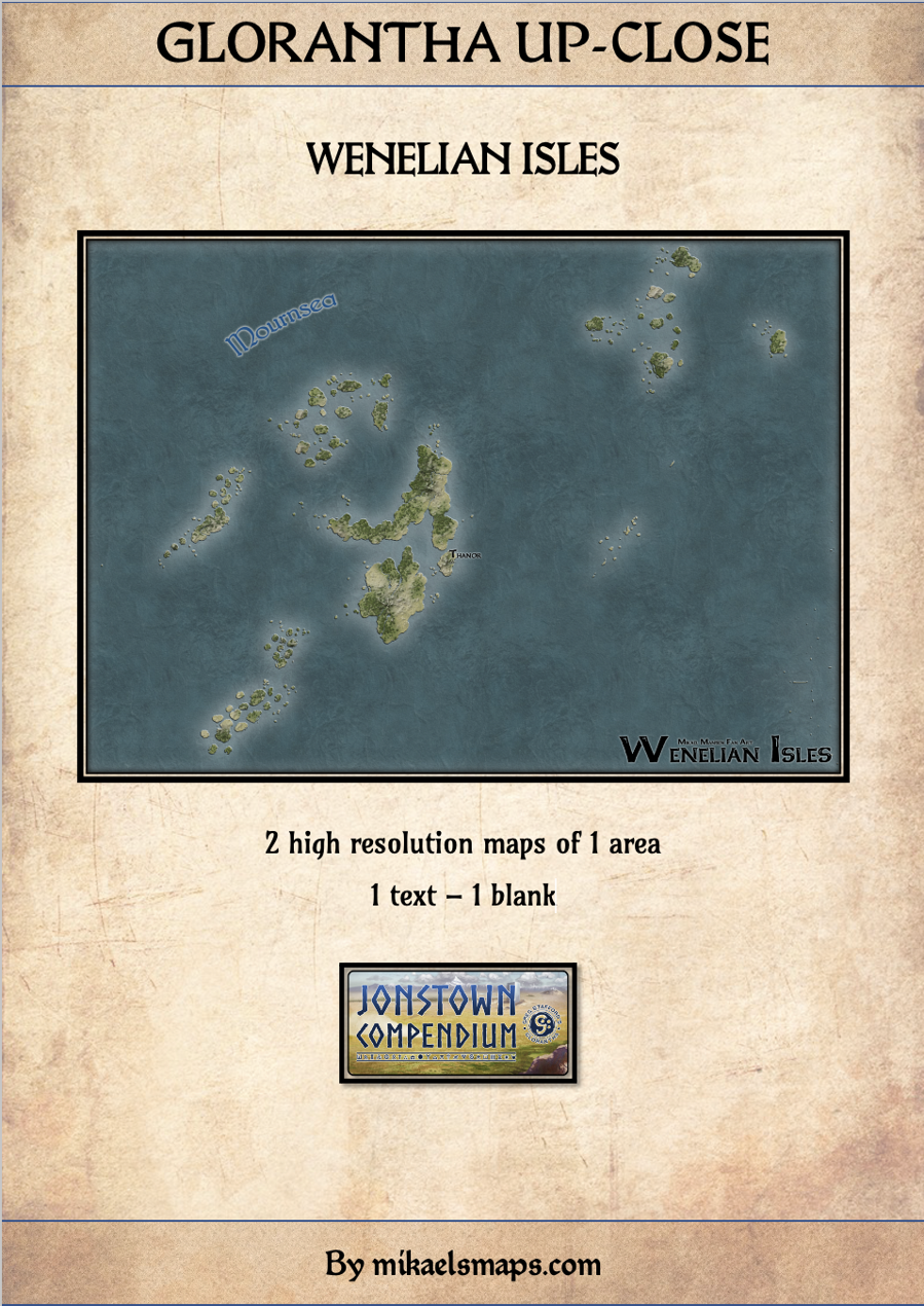 Wenelian Isles - Glorantha Close up - Chaosium | Jonstown Compendium | mikaemansen | DriveThruRPG