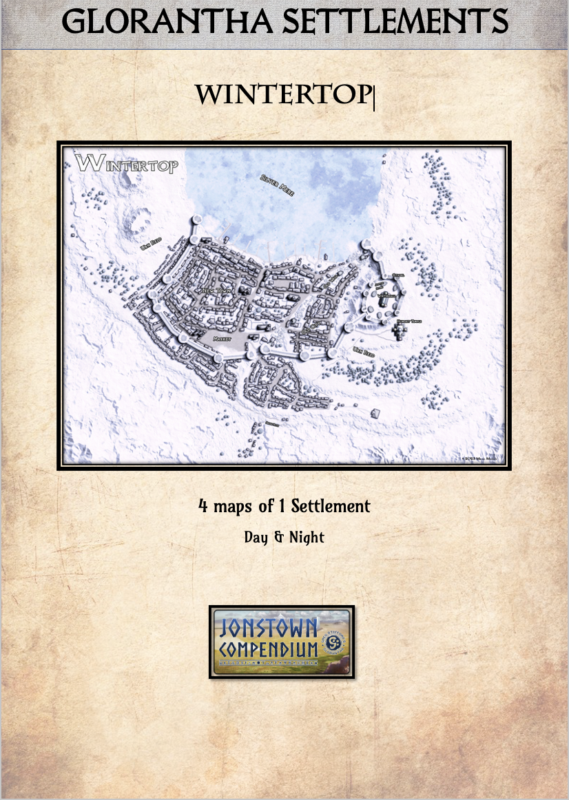 Glorantha settlement - Wintertop fort - Chaosium | Jonstown Compendium | mikaemansen | DriveThruRPG