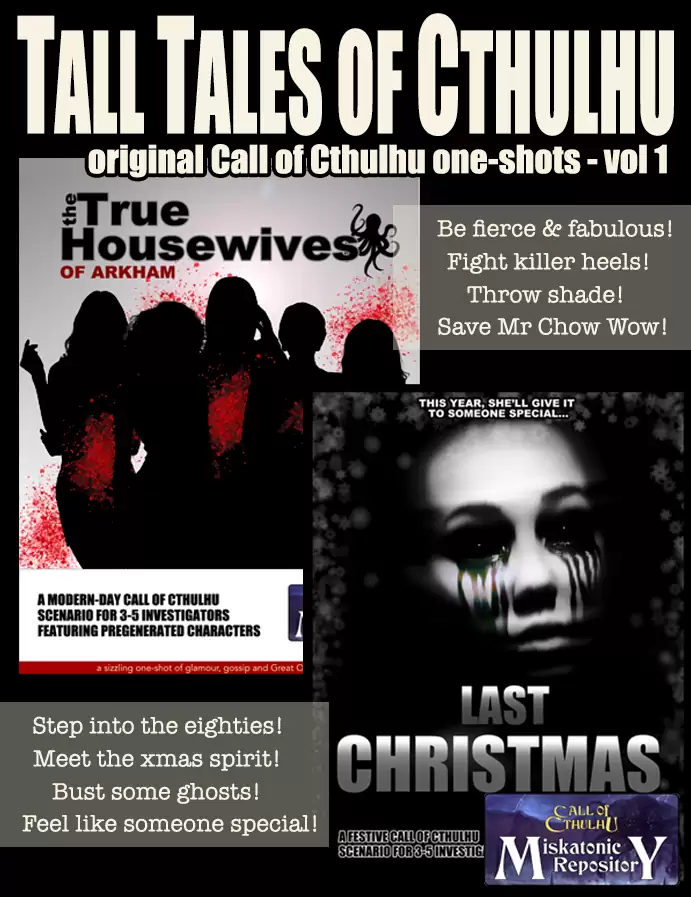 Tall Tales of Cthulhu - vol 1 [BUNDLE] - Chaosium | Miskatonic ...