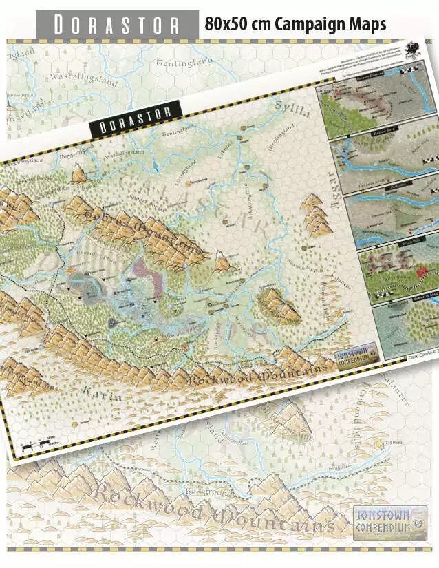 Dorastor Campaign Maps - Chaosium | Jonstown Compendium | Dario Corallo | DriveThruRPG