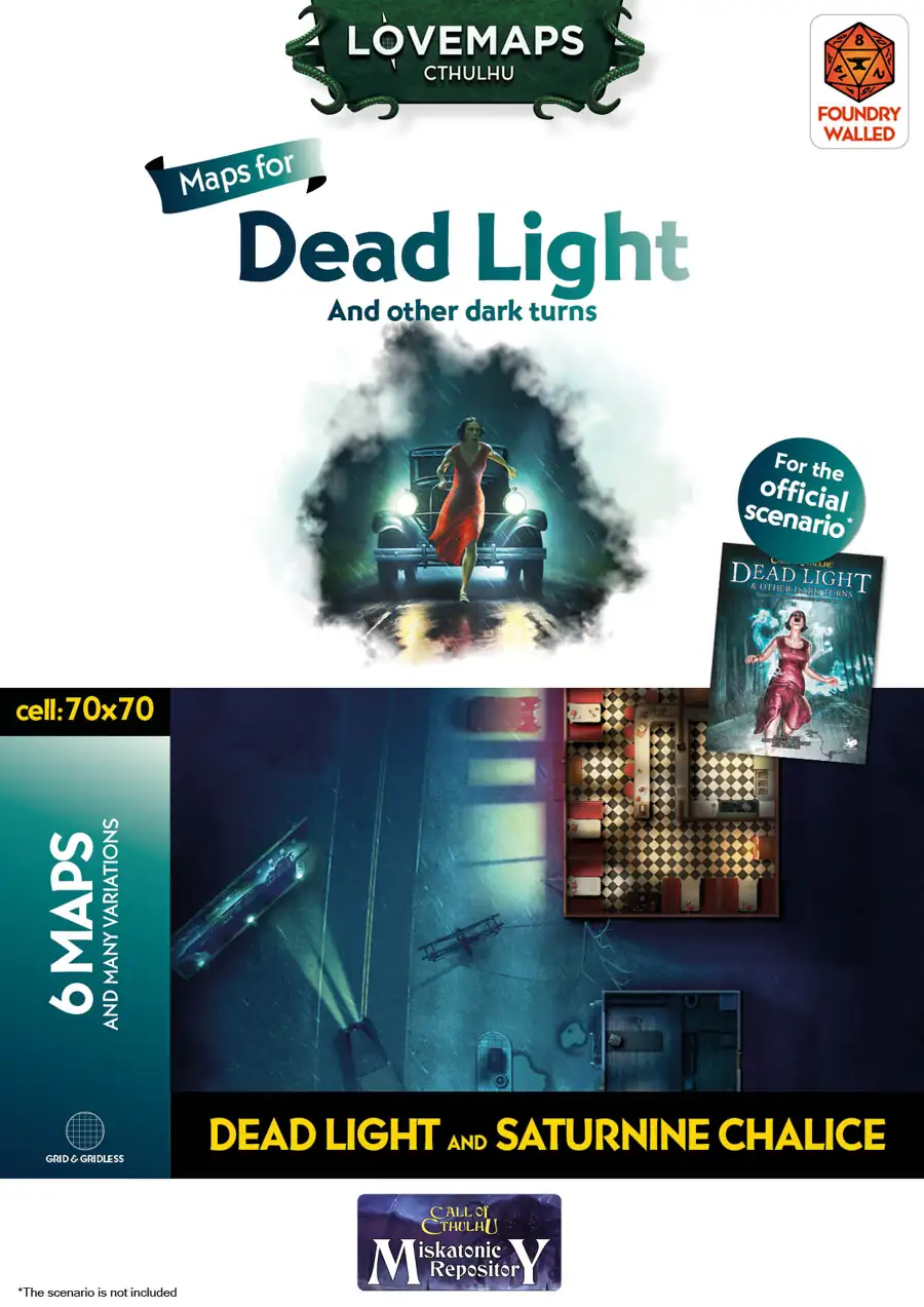 Cthulhu Maps - Dead Light and other dark turns (Dead Light & Saturnine ...