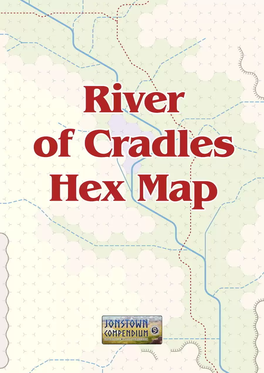 River of Cradles Hex Map - Chaosium | Jonstown Compendium | DriveThruRPG