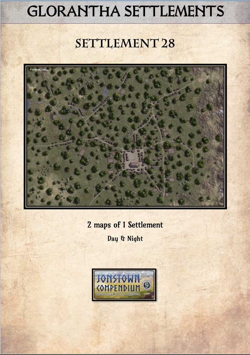 Glorantha Settlement 28 - Chaosium | Jonstown Compendium | mikaemansen | DriveThruRPG