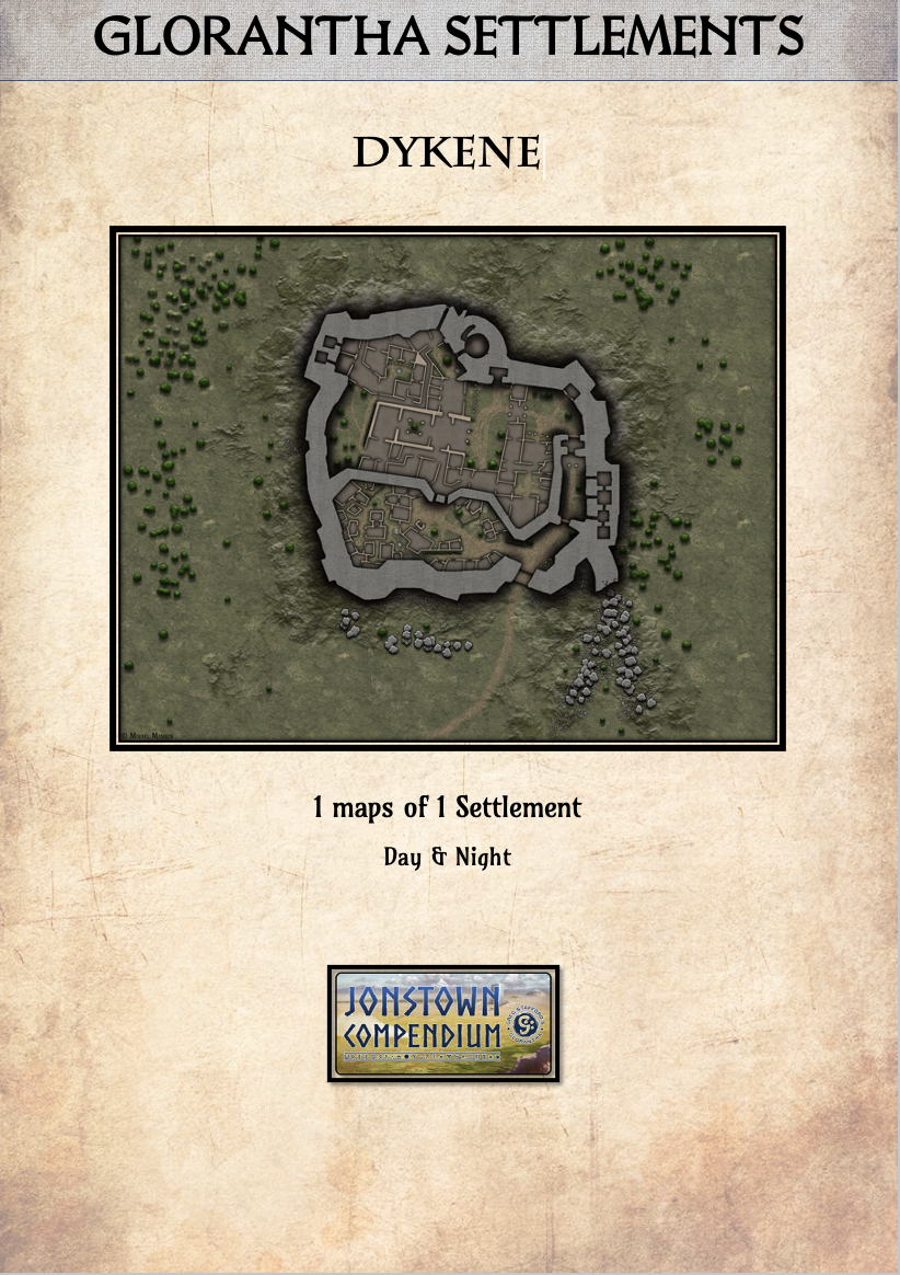 Dykene - Glorantha settlement - Chaosium | Jonstown Compendium | mikaemansen | DriveThruRPG