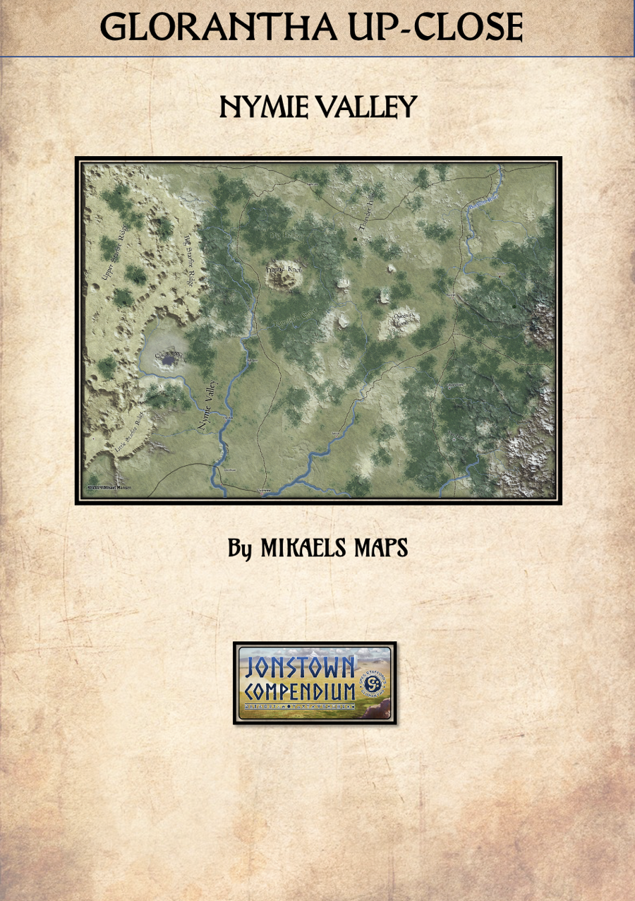 Nymie Valley - Glorantha close up - Chaosium | Jonstown Compendium | mikaemansen | DriveThruRPG