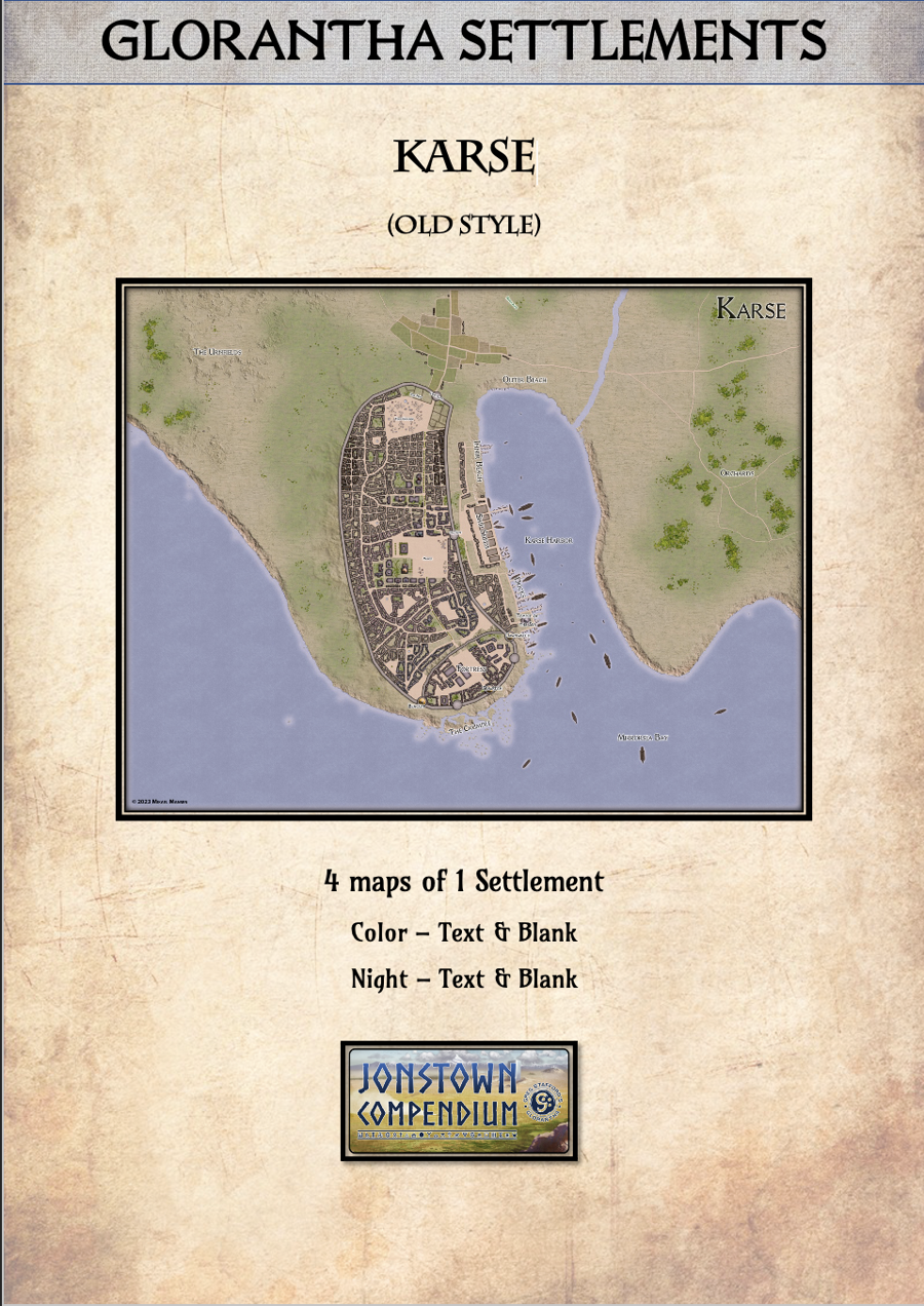 Karse - Glorantha Settlement - Chaosium | Jonstown Compendium | mikaemansen | DriveThruRPG