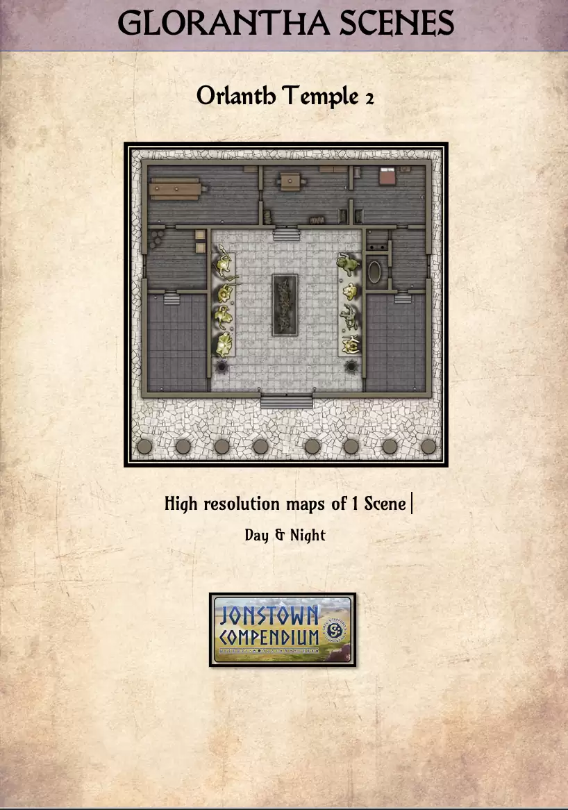 Orlanth Temple 2 - Glorantha Scenes - Chaosium | Jonstown Compendium | mikaemansen | DriveThruRPG