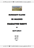 RuneQuest Classic - Re-imagined Character Sheets V1.0 - iRPGdb