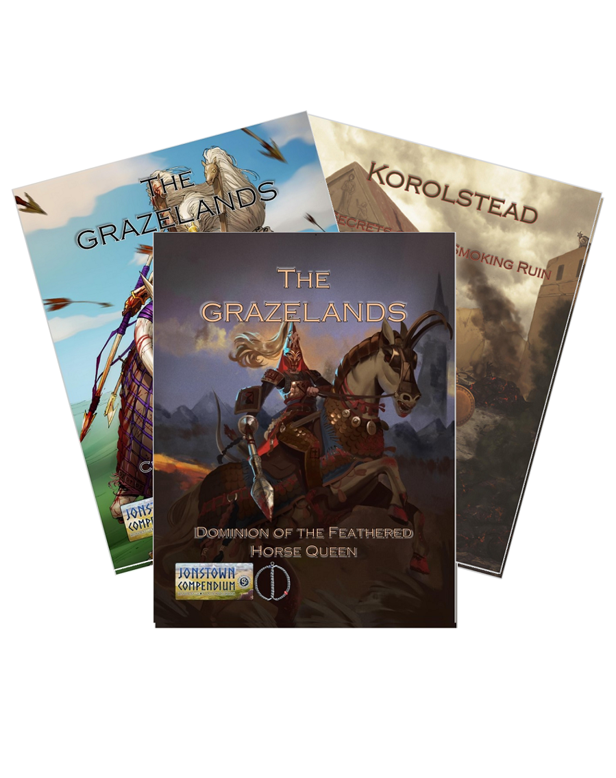 Grazelands Mega [BUNDLE] - Chaosium | Jonstown Compendium | DriveThruRPG