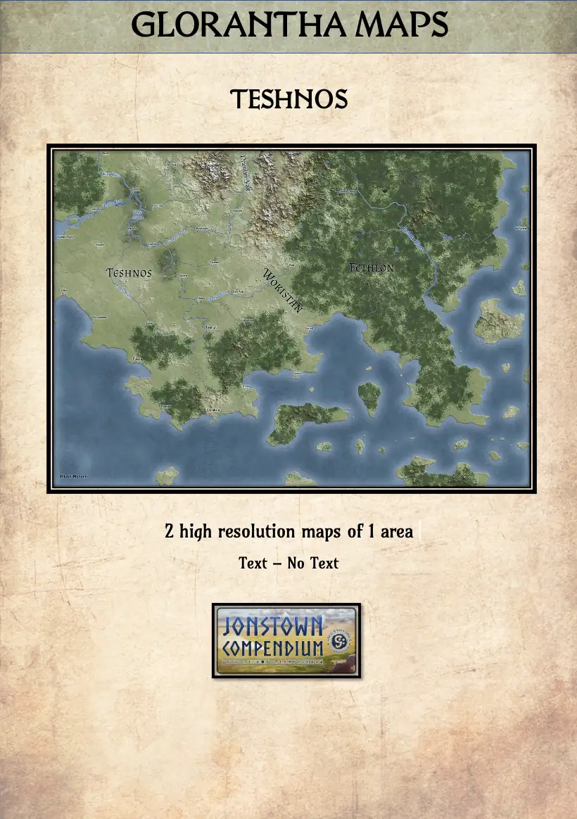 Teshnos - Glorantha Area Maps - Chaosium | Jonstown Compendium ...
