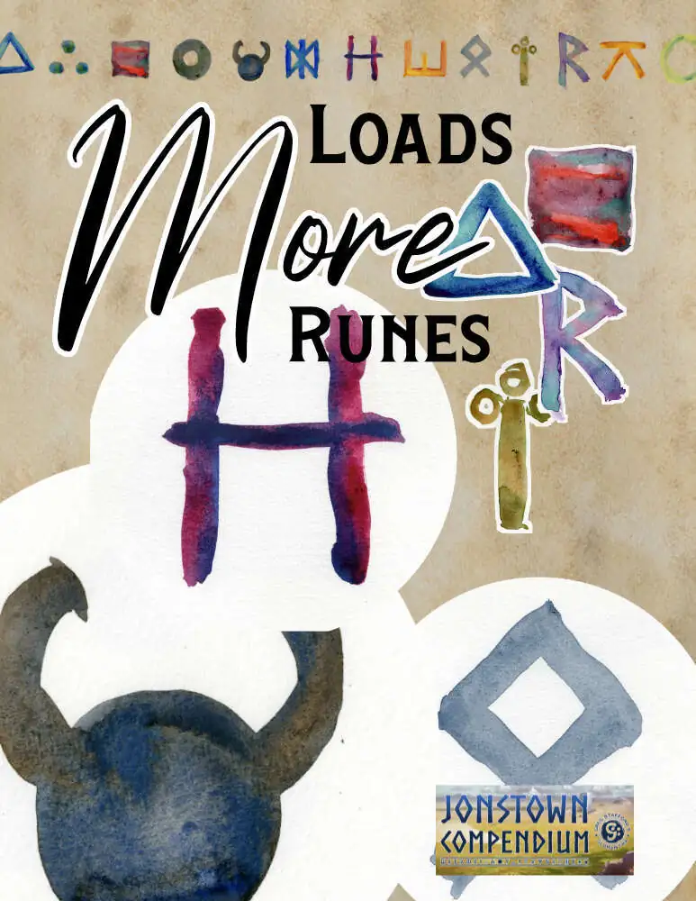 More Painted Runes - Chaosium | Jonstown Compendium | Zed Nope | DriveThruRPG