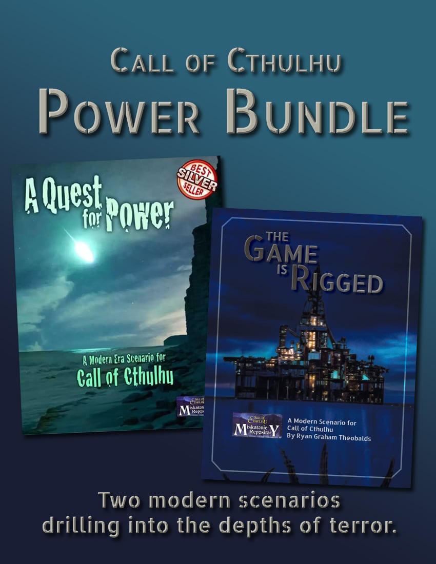Modern Power Dual [BUNDLE] - Chaosium | Miskatonic Repository | DriveThruRPG