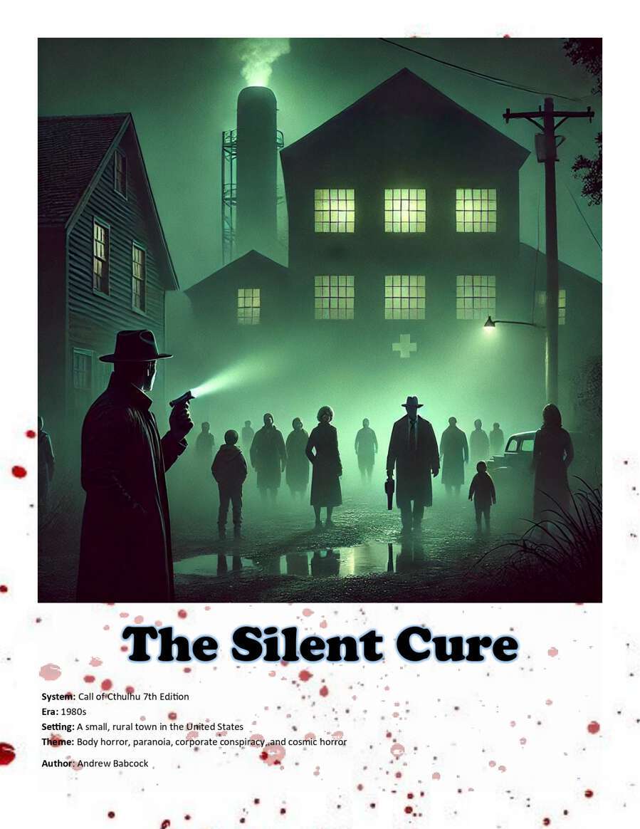 The Silent Cure - Chaosium | Miskatonic Repository | DriveThruRPG