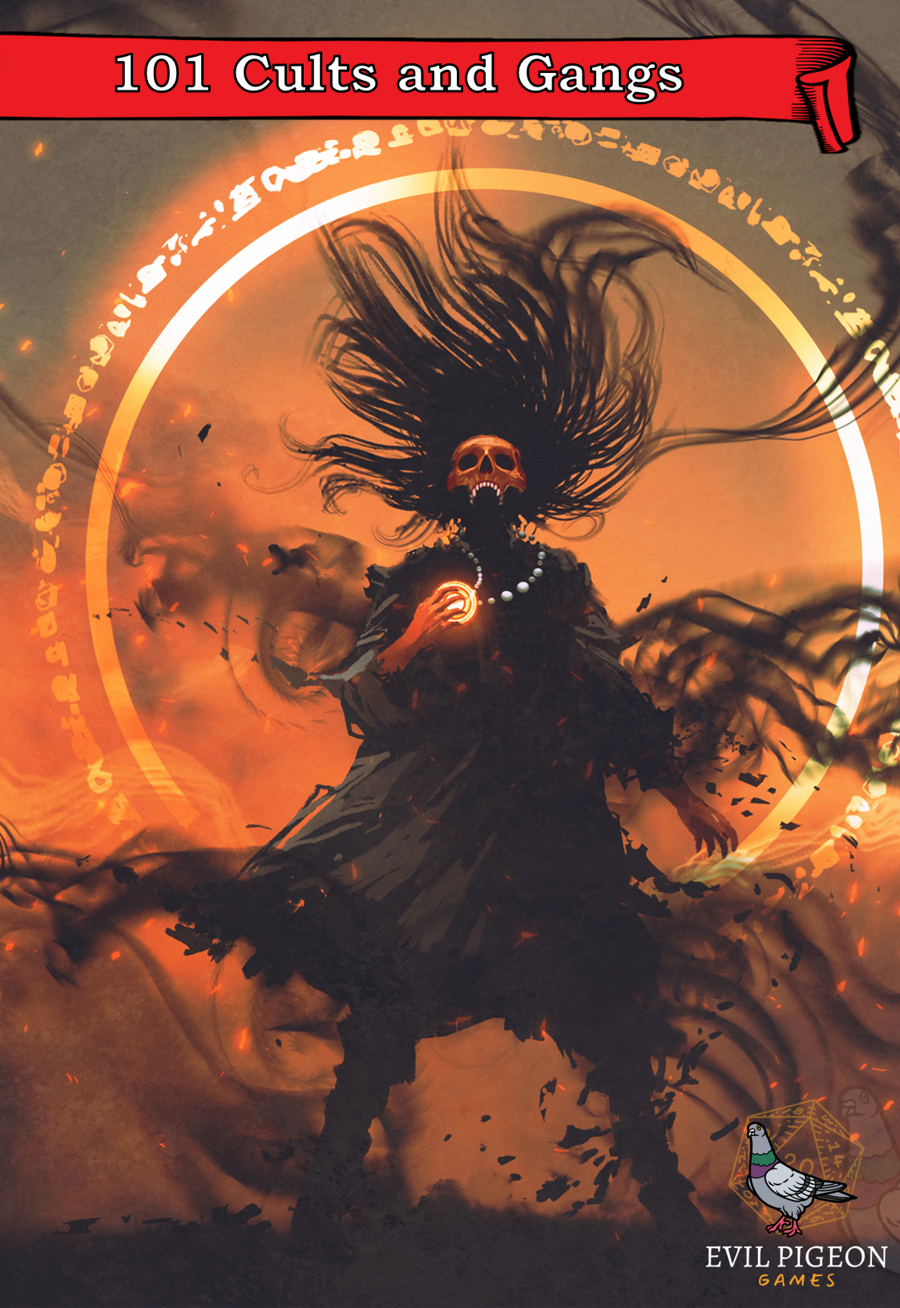 101 Cults and Gangs - Evil Pigeon Games | DriveThruRPG