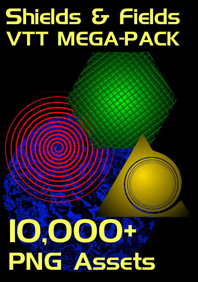 VTT Shields & Fields MEGA-PACK – 10,000+ PNG Assets - Danger Vault ...