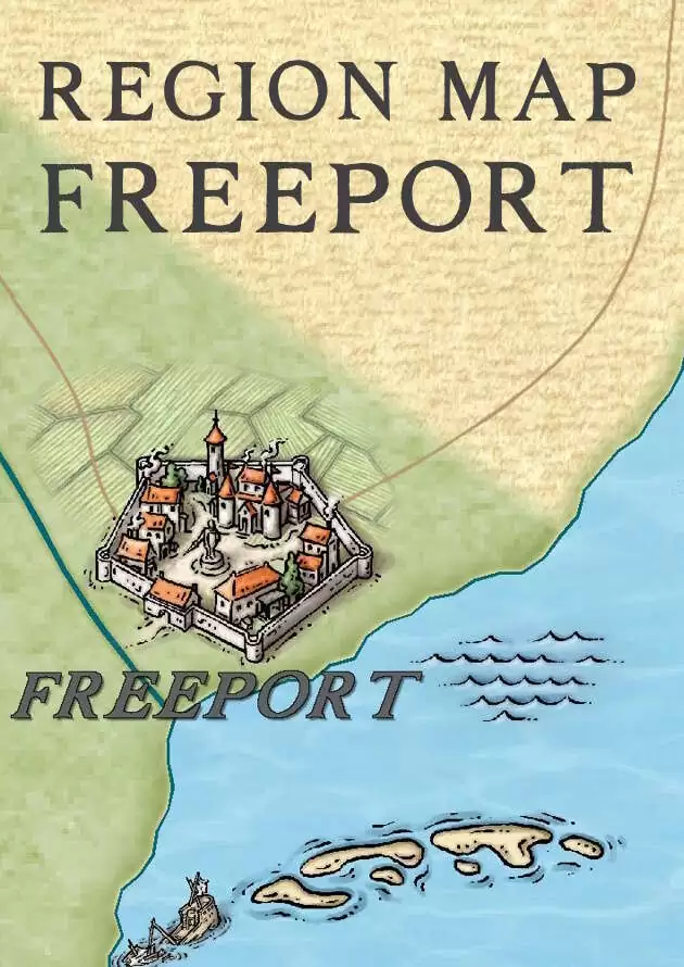 Fantasy Locations - Region Map - Freeport - Danger Vault | Free / PWYW | Everything Else ...