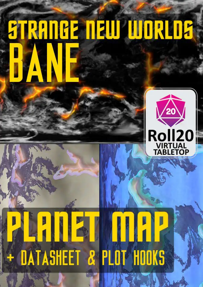 Strange New Worlds – Planetary Map - Bane (includes datasheet & plot hooks) - Roll20 VTT Unlock ...